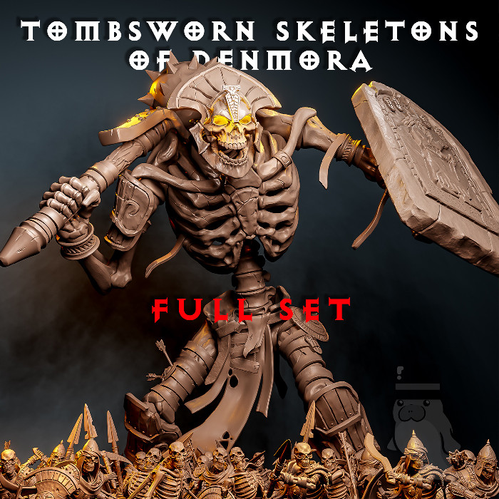 Full Set* - Tombsworn Skeletons of Denmora - Artisan Guild :: Mini Manatee New Zealand
